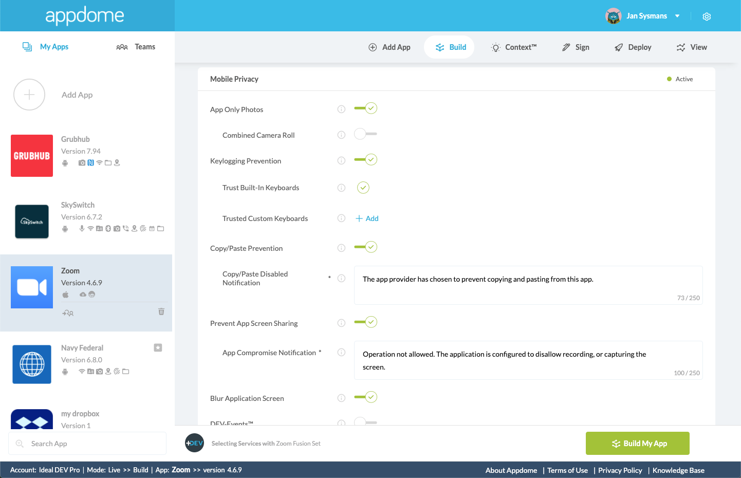 Devsec Blog Mobile Privacy Equals Data Loss Prevention In Android Ios