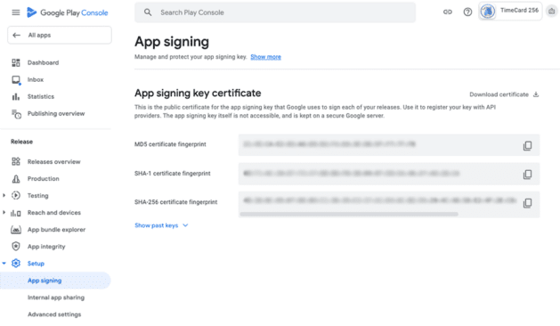 How to Code Sign Secured Android App with SHA Fingerprint Google Cert in DevSecOps Build System