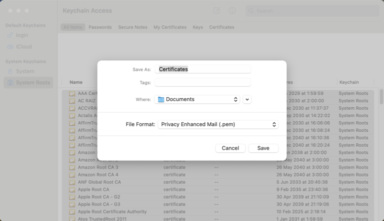 How to Extract Root CA certificates from Websites to Use in Mobile Apps