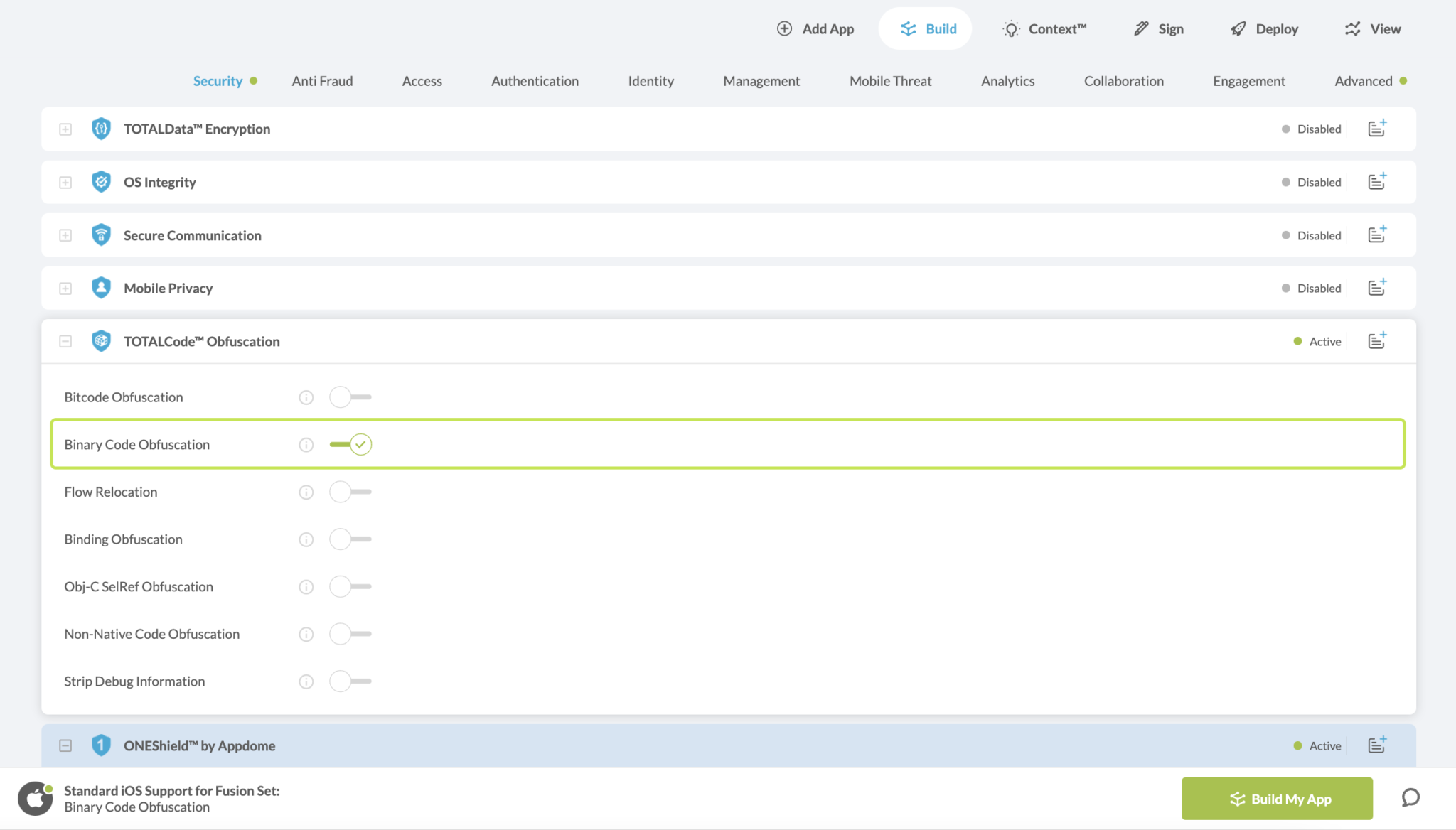 Appdome | Apply Binary Obfuscation to Mobile Apps Using AI