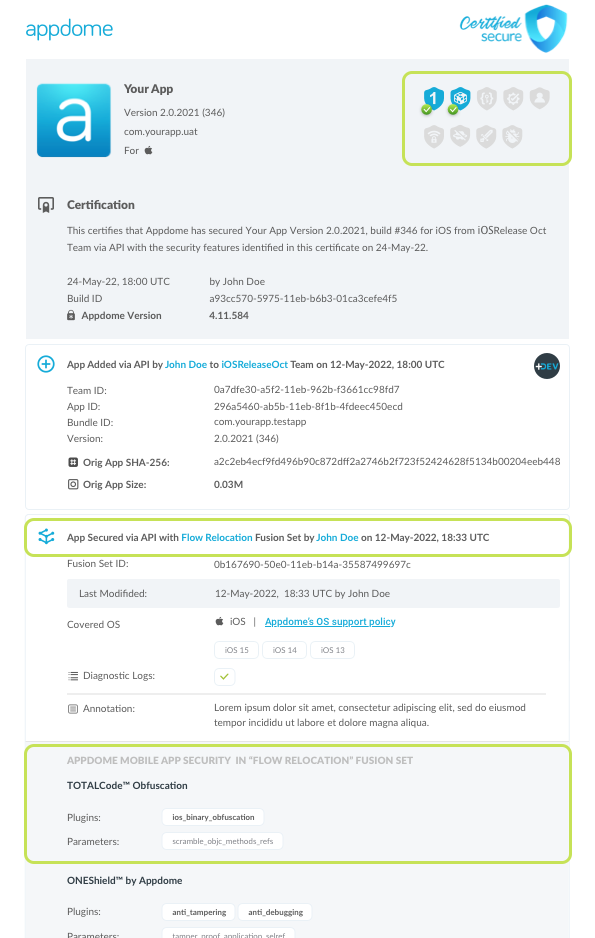 Appdome | Obfuscate iOS Control Flows & Methods, Anti-Reversing iOS Apps