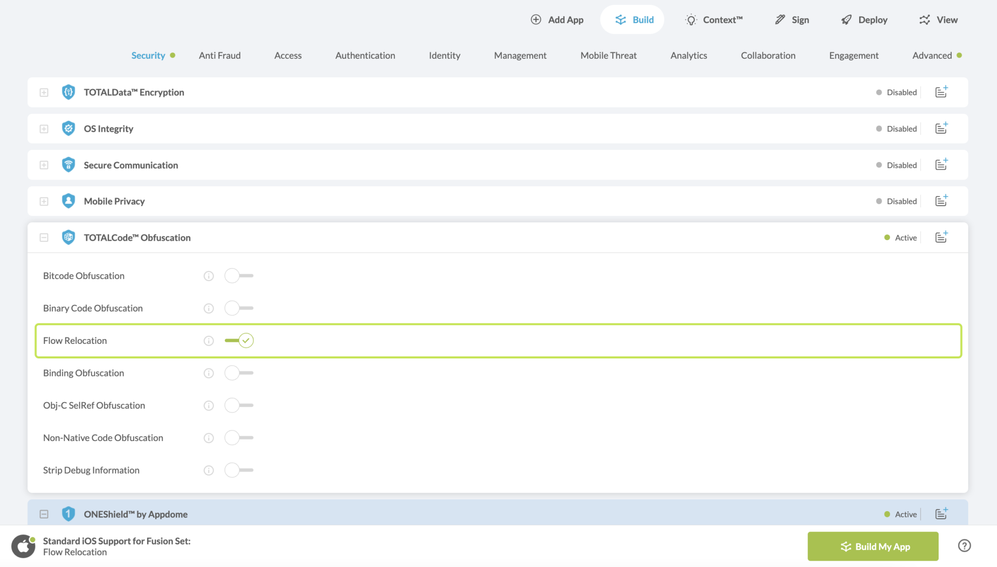 Appdome | Obfuscate iOS Control Flows & Methods, Anti-Reversing iOS Apps