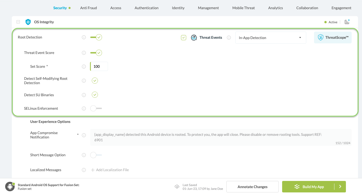 Threat-Events™, In-App Threat Intelligence in Native Android Apps