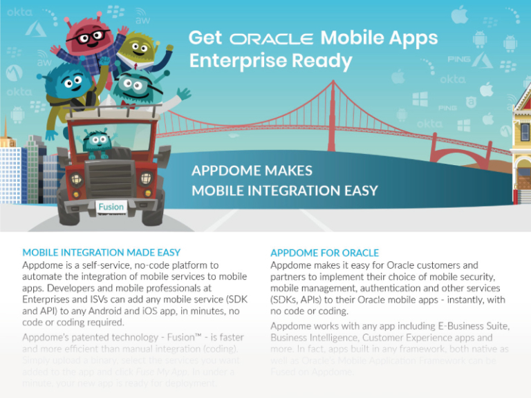 Appdome For Oracle Mobile Apps Fast Easy No Code Mobile Integration