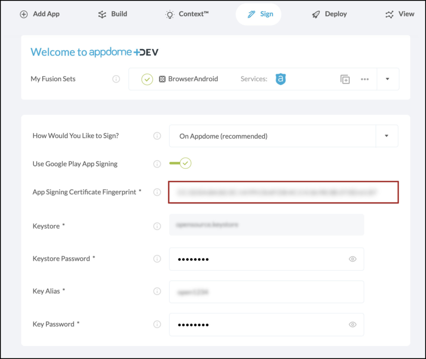 How to Code Sign Secured Android App with SHA Fingerprint Google Cert in DevSecOps Build System