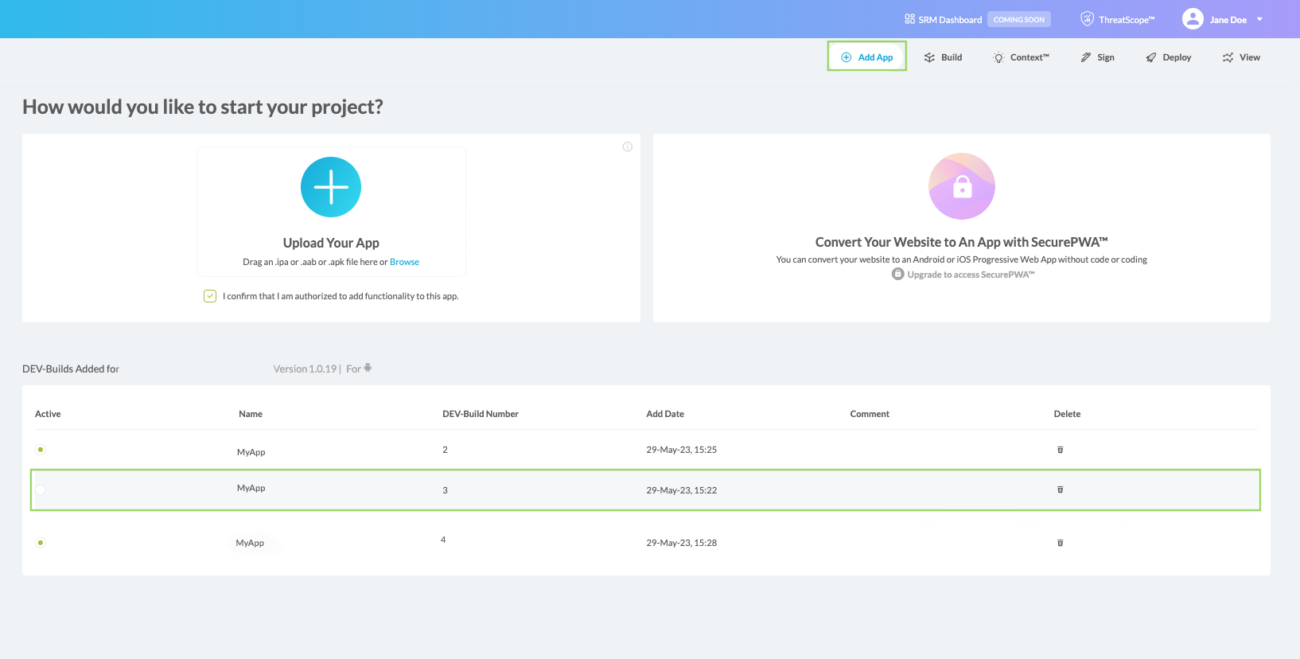 Appdome | How Apps Are Sorted on the Appdome Platform