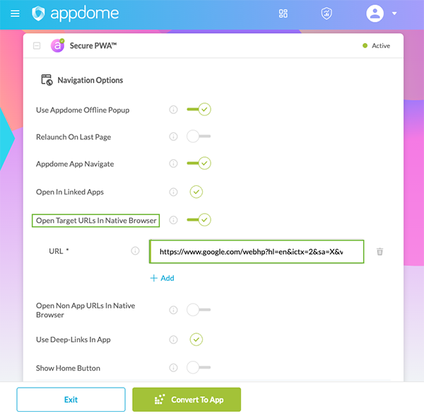 How to Make a Secure PWA Open Target URLs In Native Browser