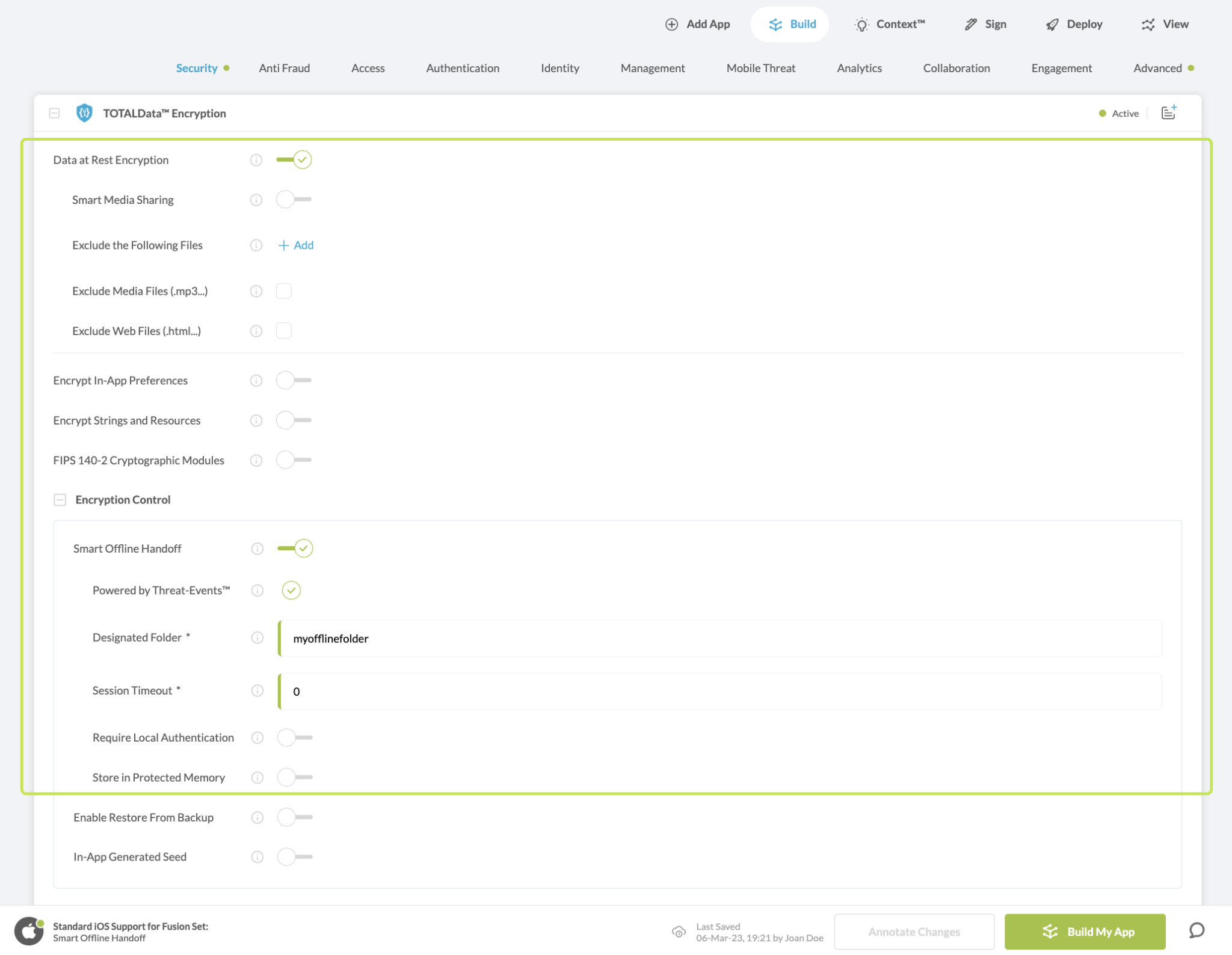 How to Enable Secure Offline Access for Android apps