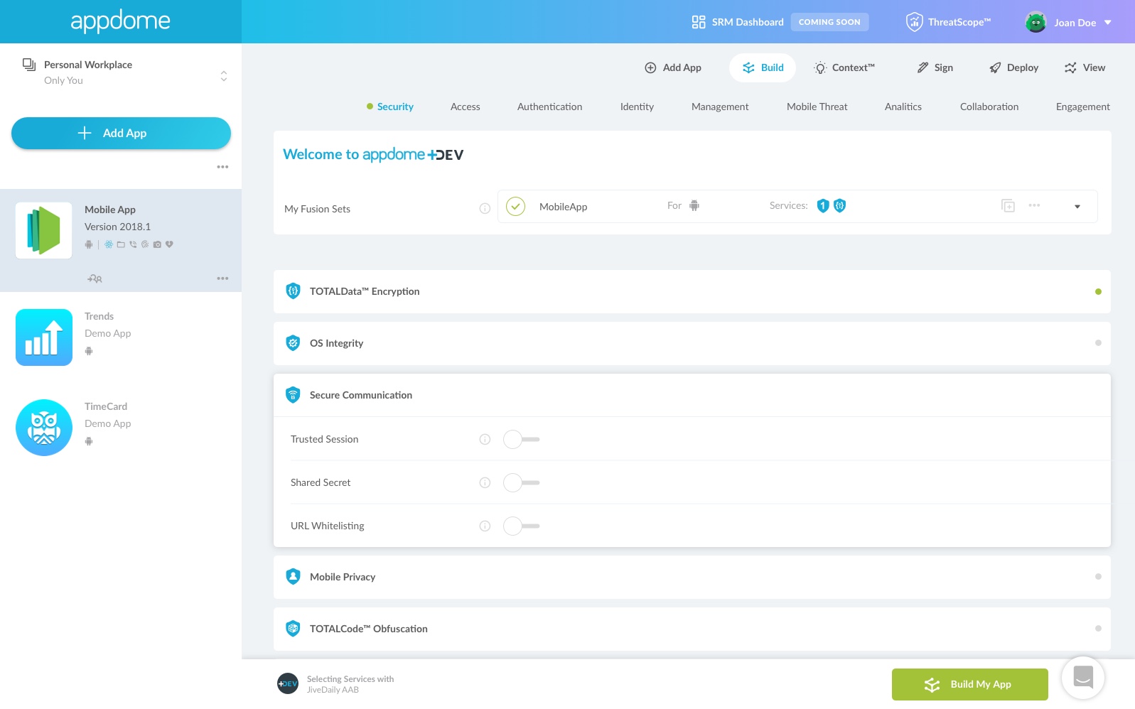 Appdome Platform | Cyber Defense Automation for Mobile Apps
