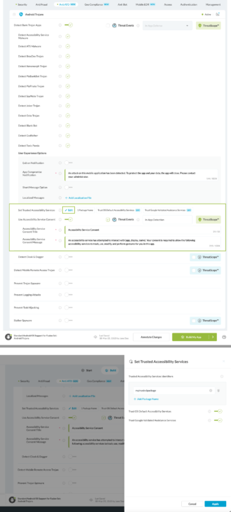 Appdome | How to Set Trusted Accessibility Services in Android Apps Using AI