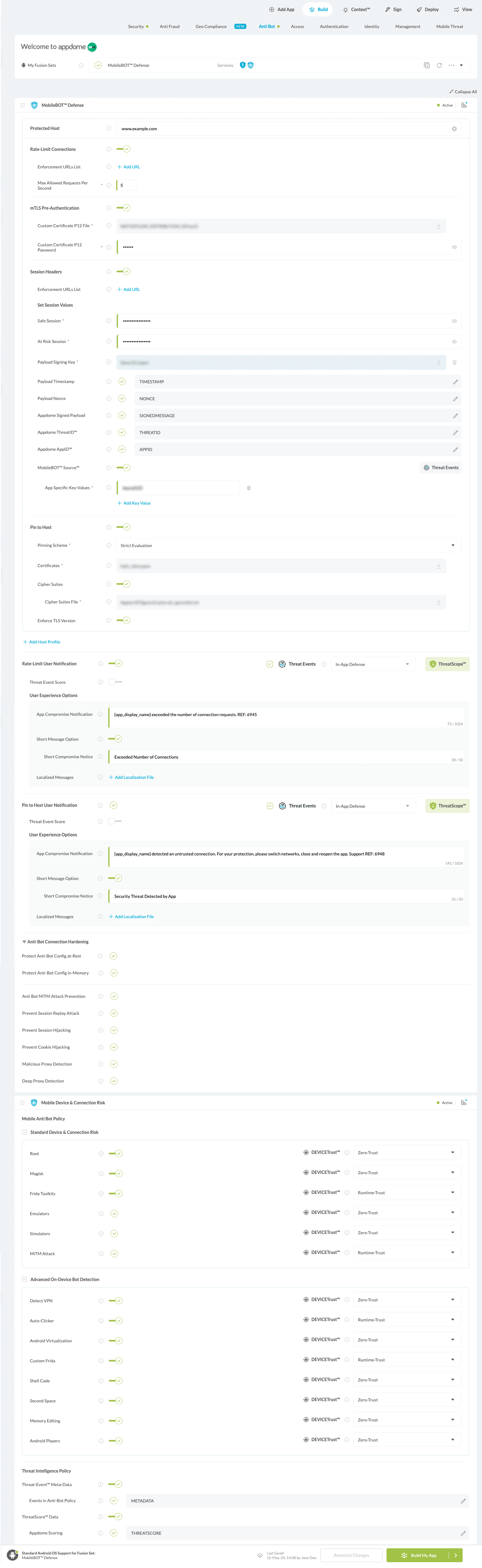 Appdome How To Use Appdome Mobilebot™ Defense