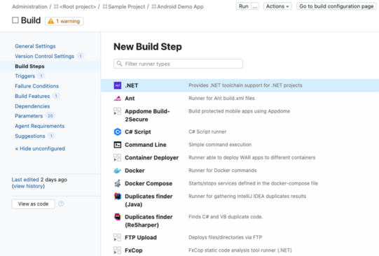 Appdome | How to use Appdome Build-2Secure in TeamCity