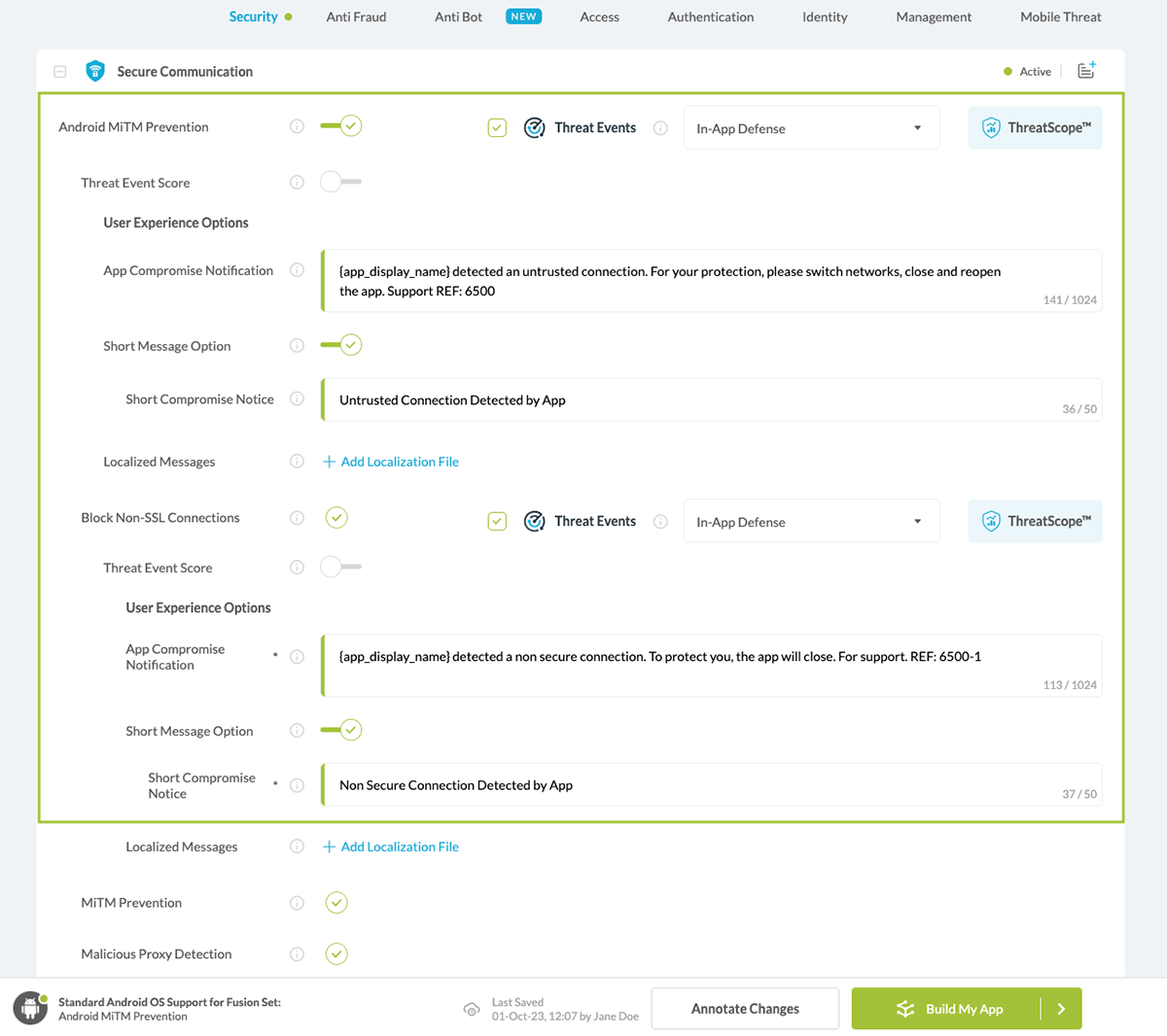 Appdome | How to Block Non-SSL Connections in Android Apps
