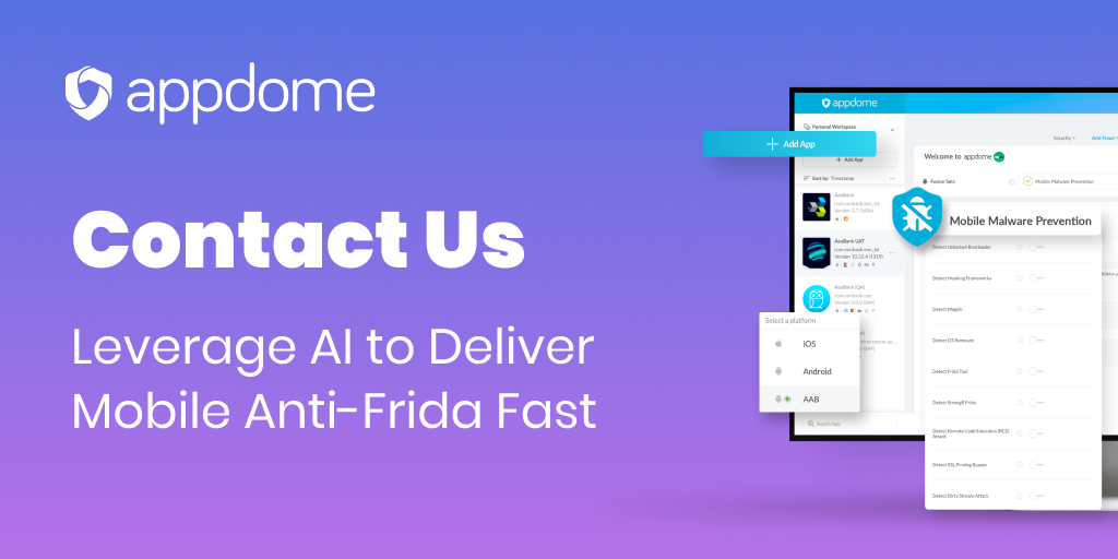 Better Anti-Frida, DBI Defense - Contact Us, Appdome